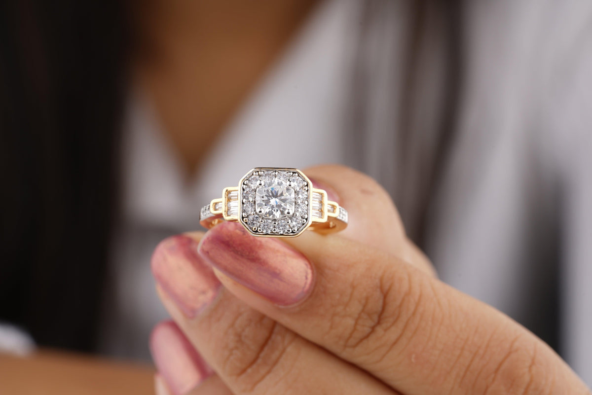 Antique Round Cut Bezel Set Engagement Ring – Eurekalook